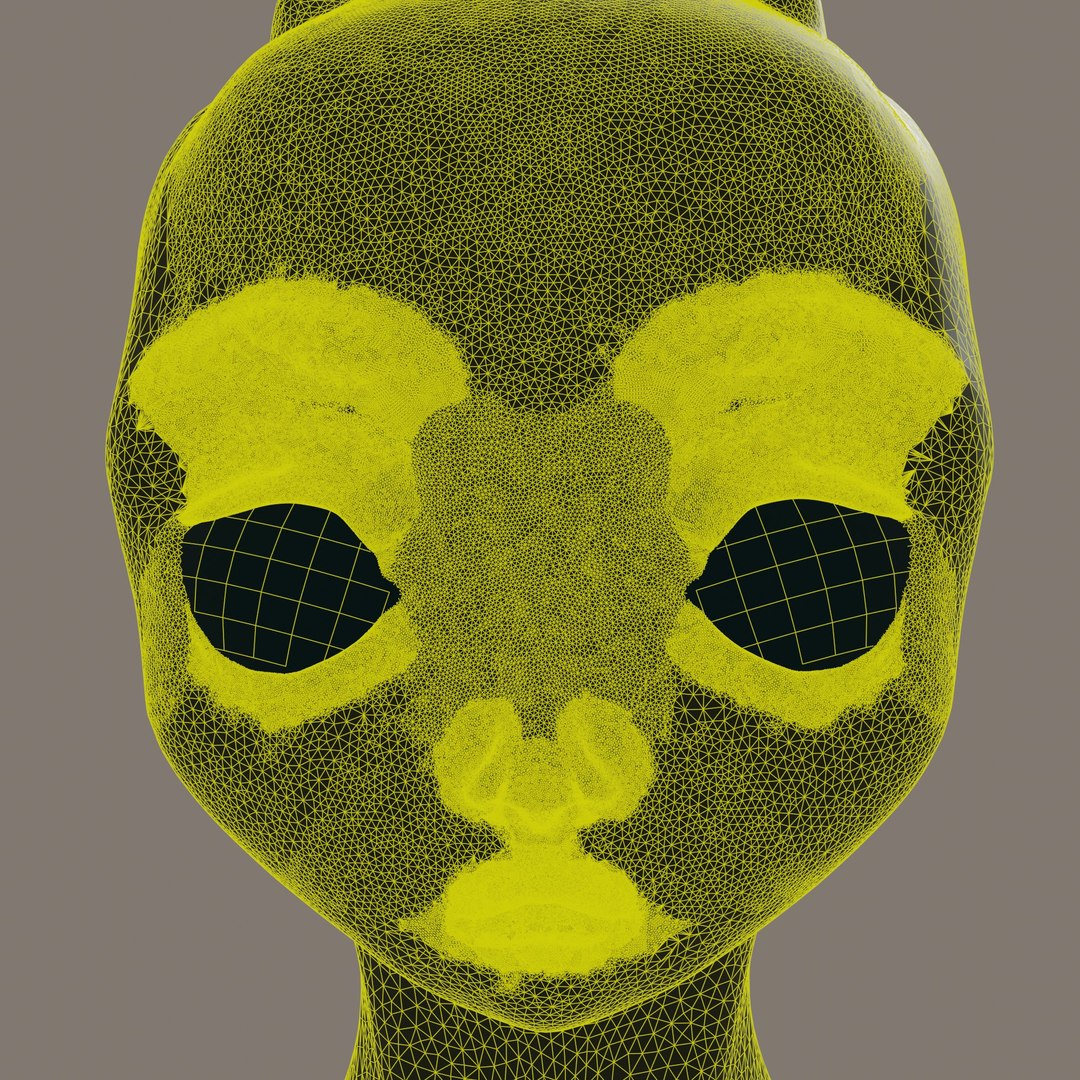 Female Alien Character 3D Model - TurboSquid 2216107