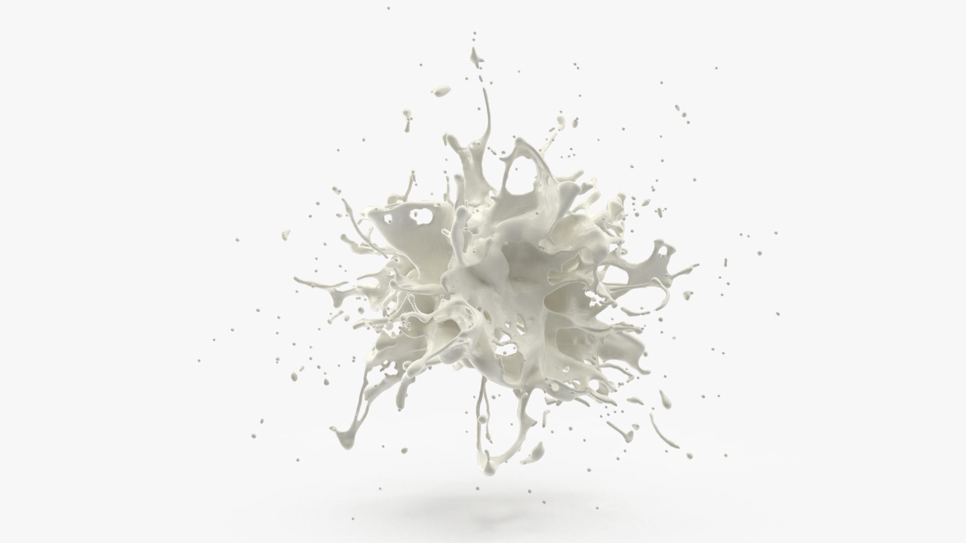 3D Milk Splash 17 - TurboSquid 1914219
