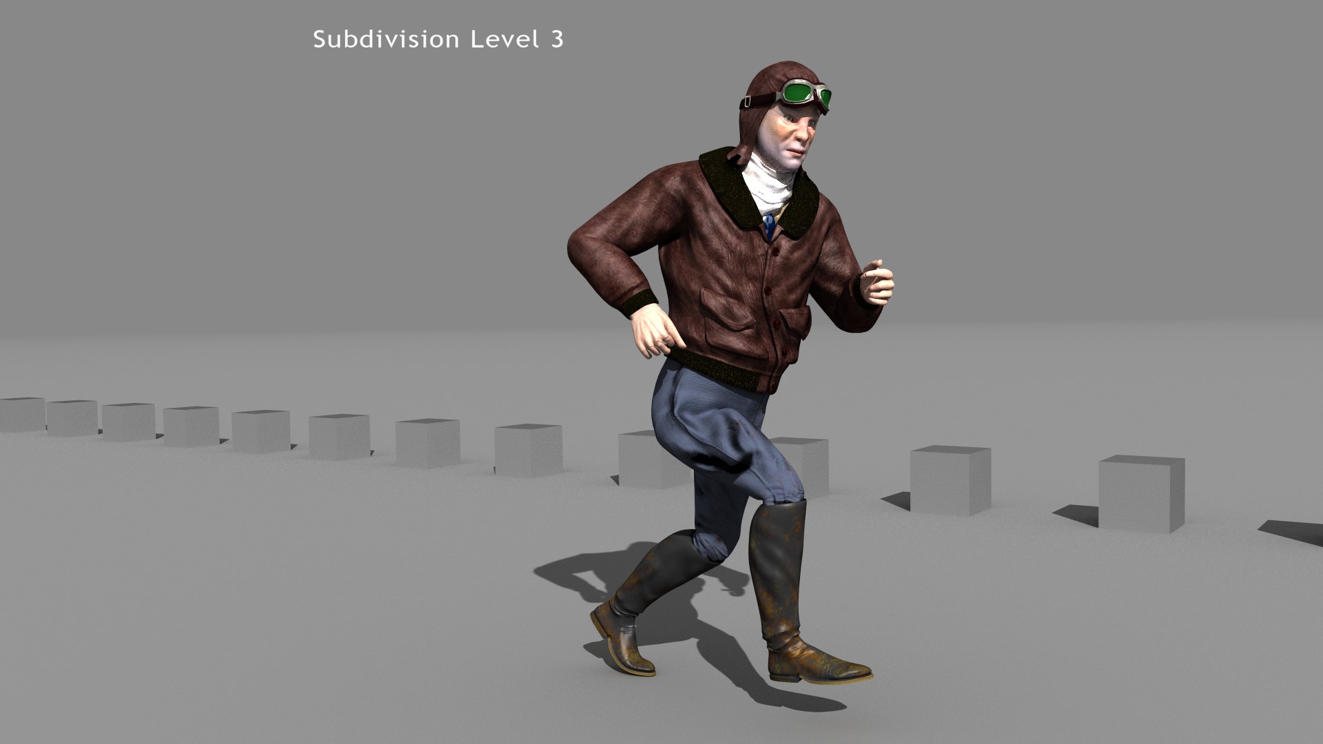 Flyboy Barnstorm Pilot - MOCAP Rig and Motion Capture Data 3D model ...