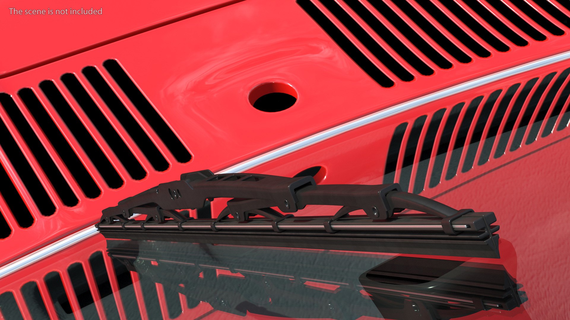 Conventional Windscreen Wiper 3D Model - TurboSquid 2003846