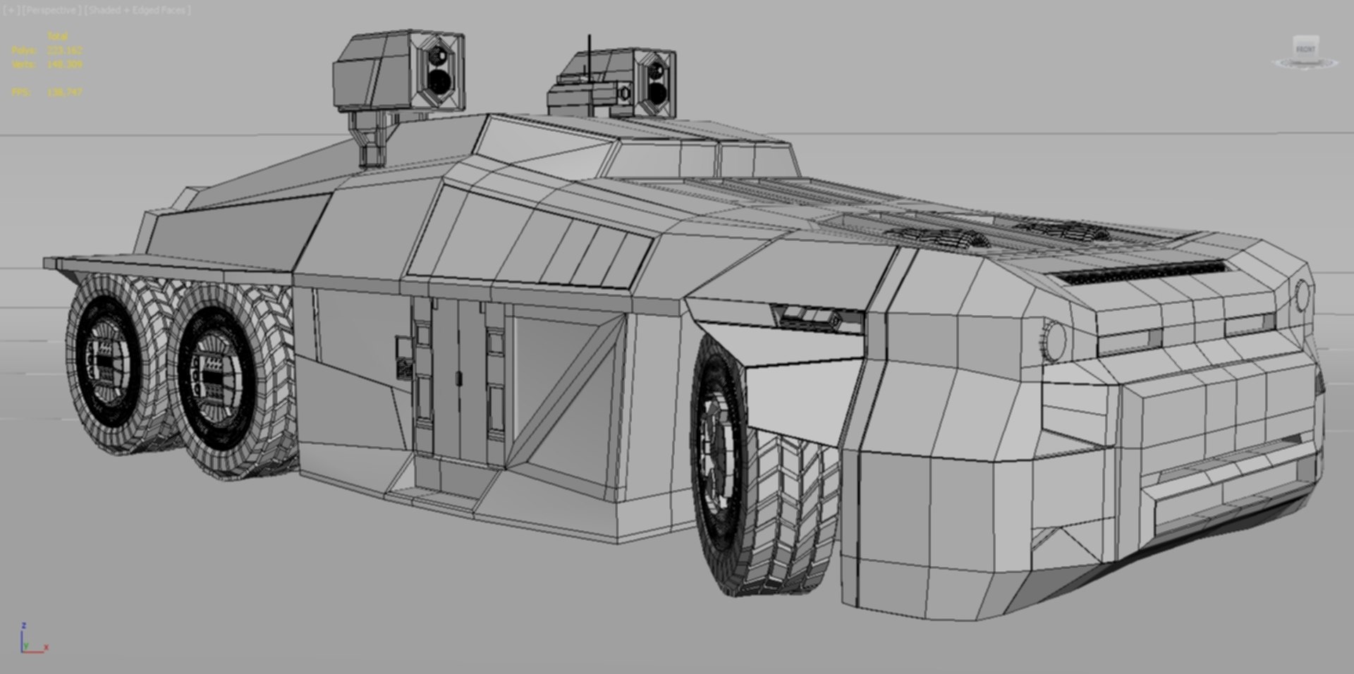 Space truck 3D model - TurboSquid 1323542