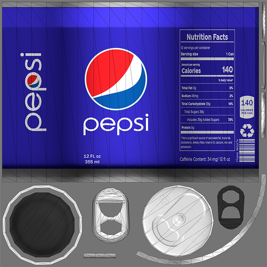 3D Soda Can - Low Poly - PBR - Game Ready - TurboSquid 2166238