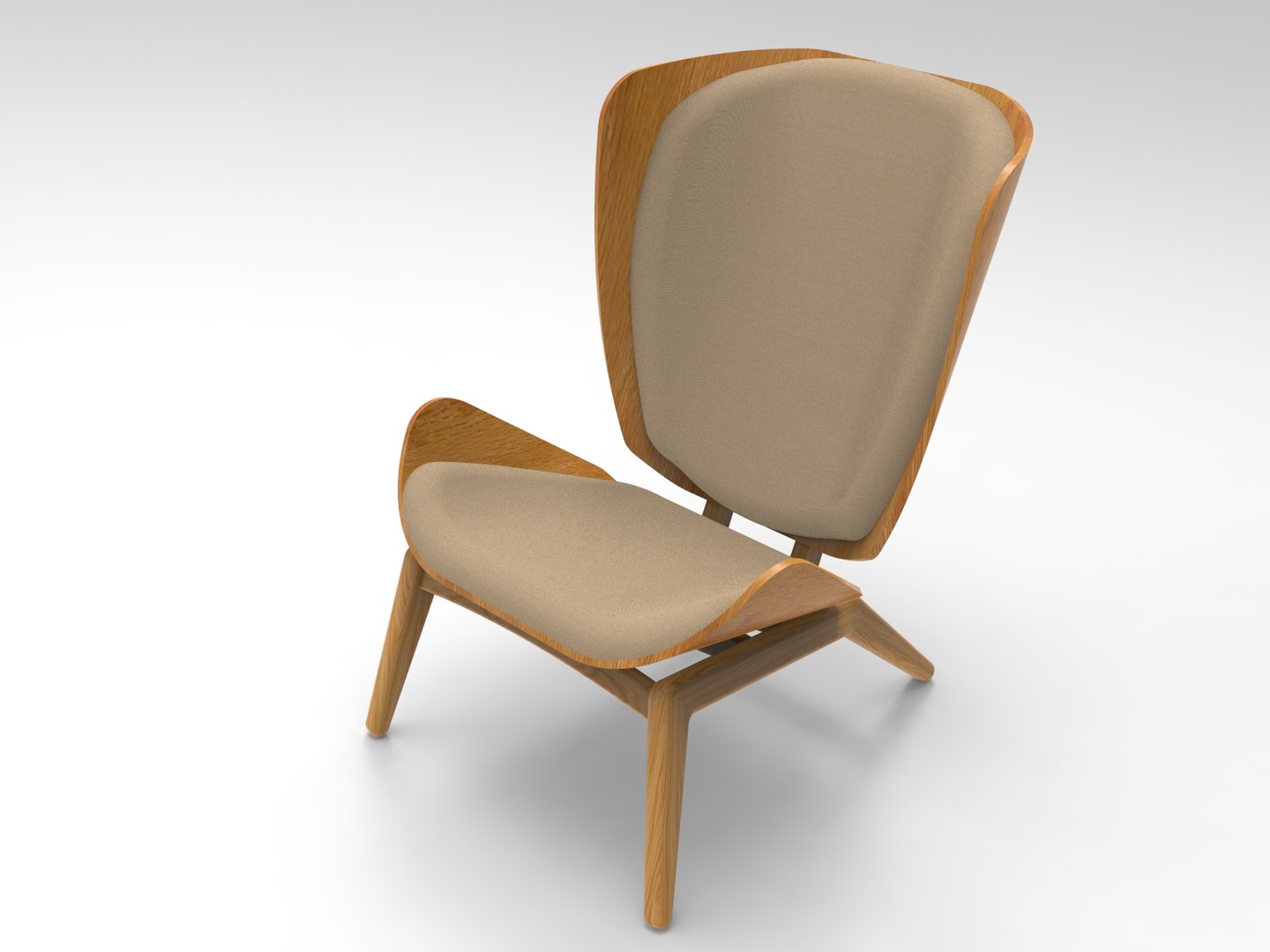 3D Model UMAGE READER CHAIR - TurboSquid 2071068