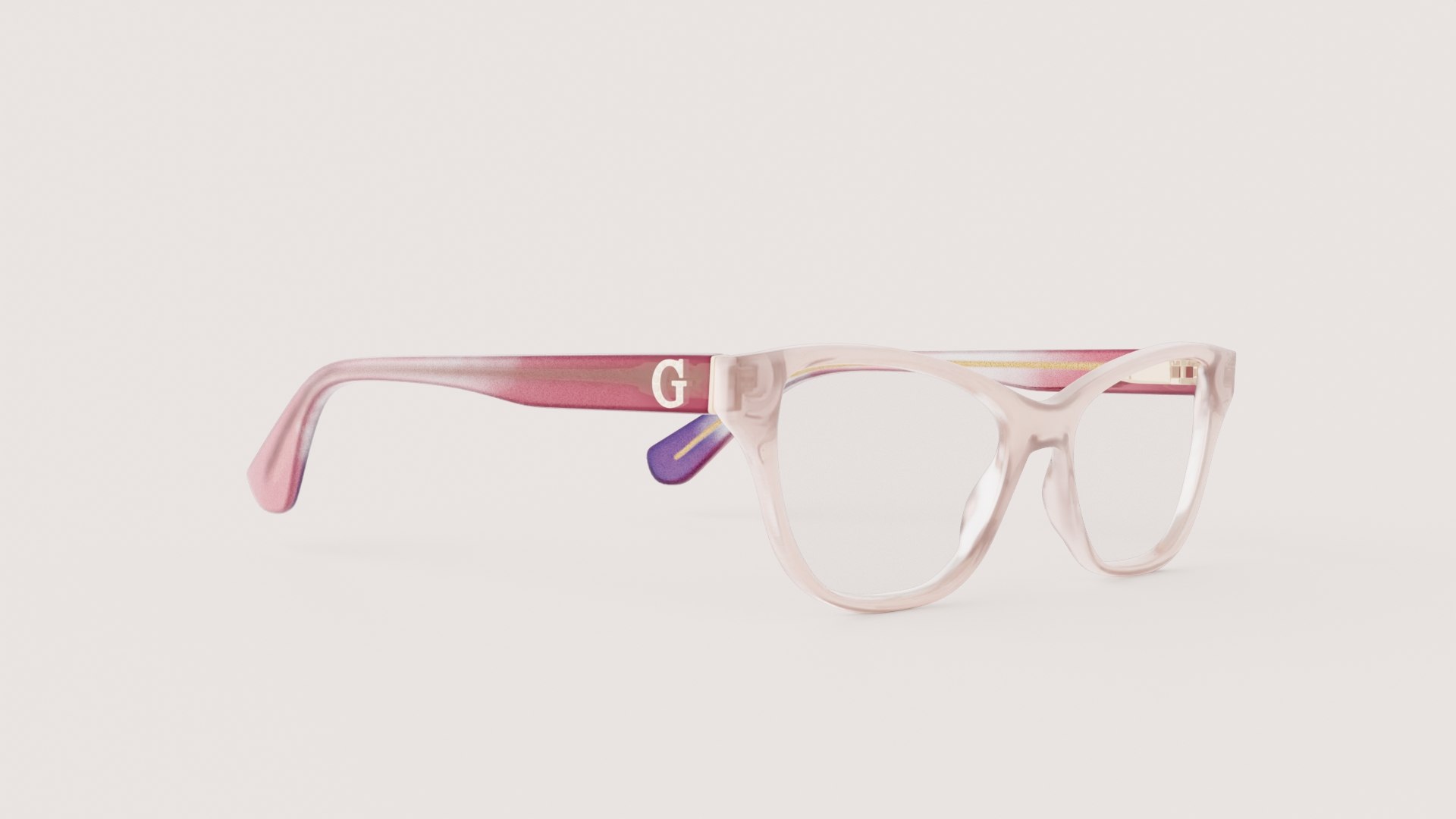 3D Guess - GU2678 059 5217 Glasses Model - TurboSquid 2229801