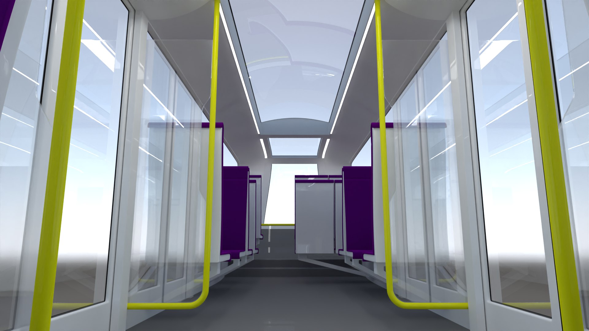 3D Sky Train Concept - TurboSquid 1907018