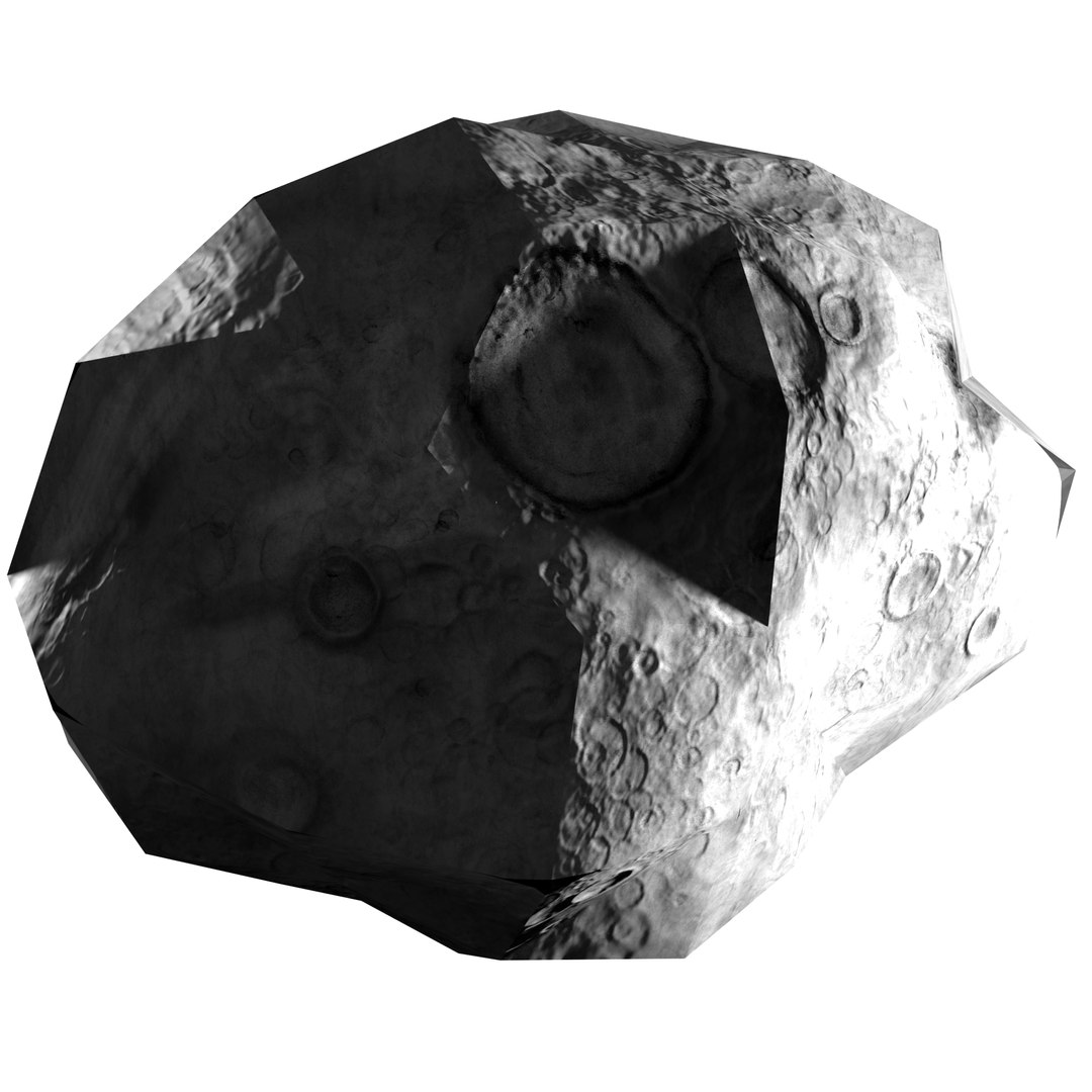 Real World Asteroid Vesta 3D Model - TurboSquid 1385373