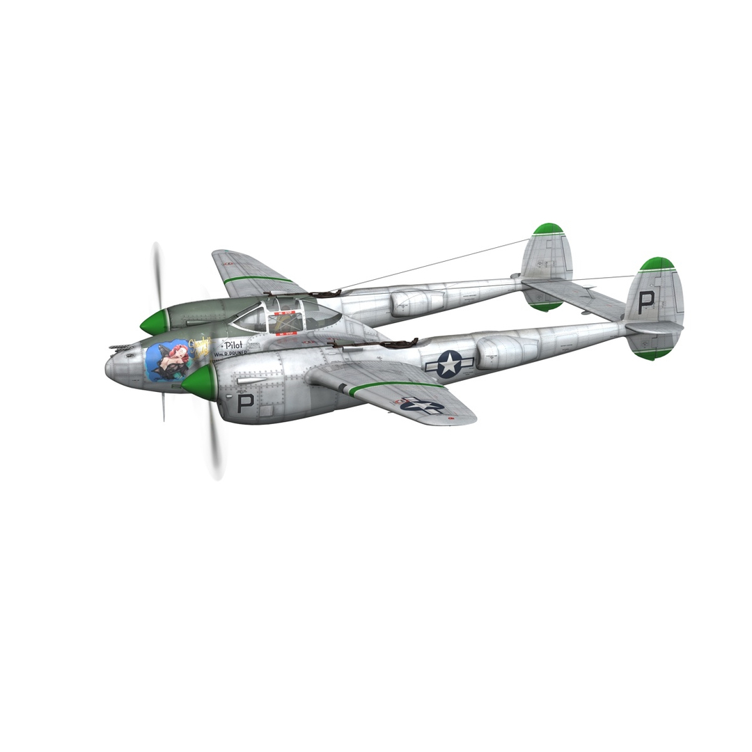 3d Lockheed Lightning - Shadys