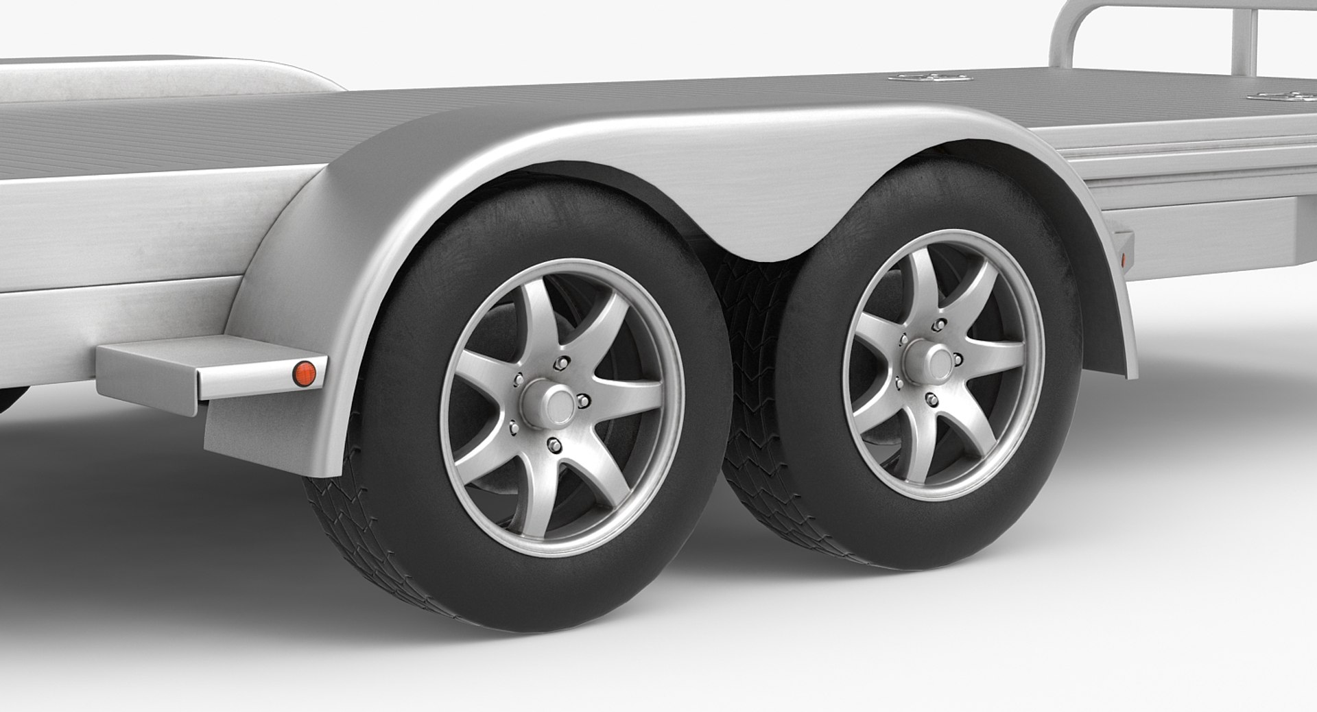 3D Model Car Trailer - TurboSquid 1377725
