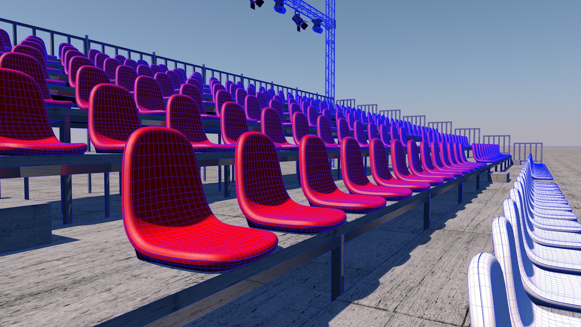 3D Model Grandstand Seat - TurboSquid 1355588