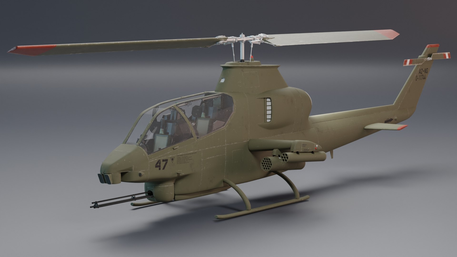 3D AH-1s Mod - Corba Helicopter model - TurboSquid 2053455