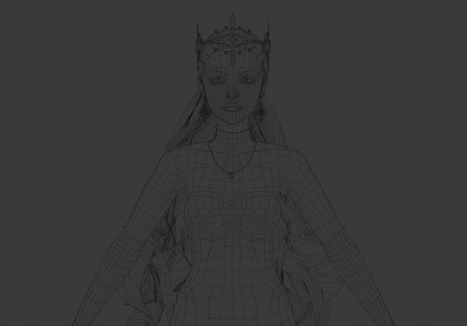 3D Elegant White Woman Model - TurboSquid 1959349