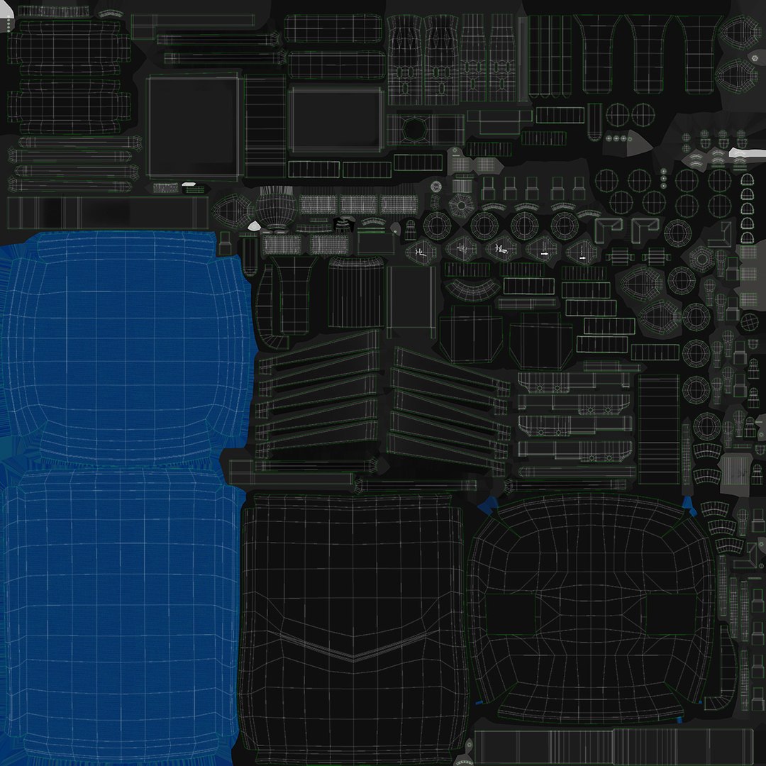 3D Office Chair 04 - 8K PBR Textures Model - TurboSquid 1805198