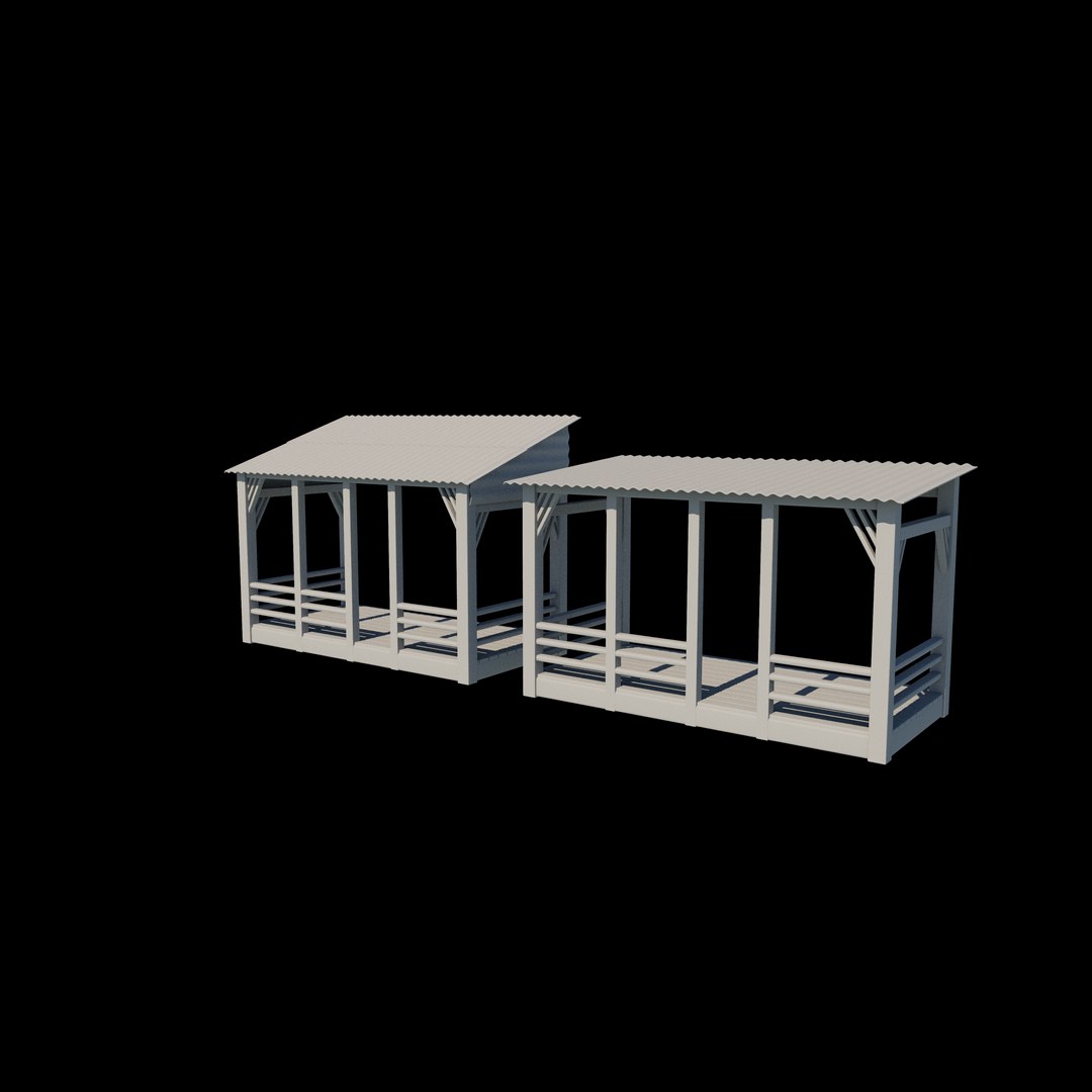 Wooden Veranda 3D Model 3D - TurboSquid 2411225