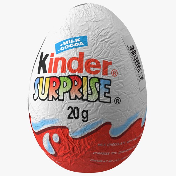 3D Kinder Surprise Chocolate Egg - TurboSquid 1807739