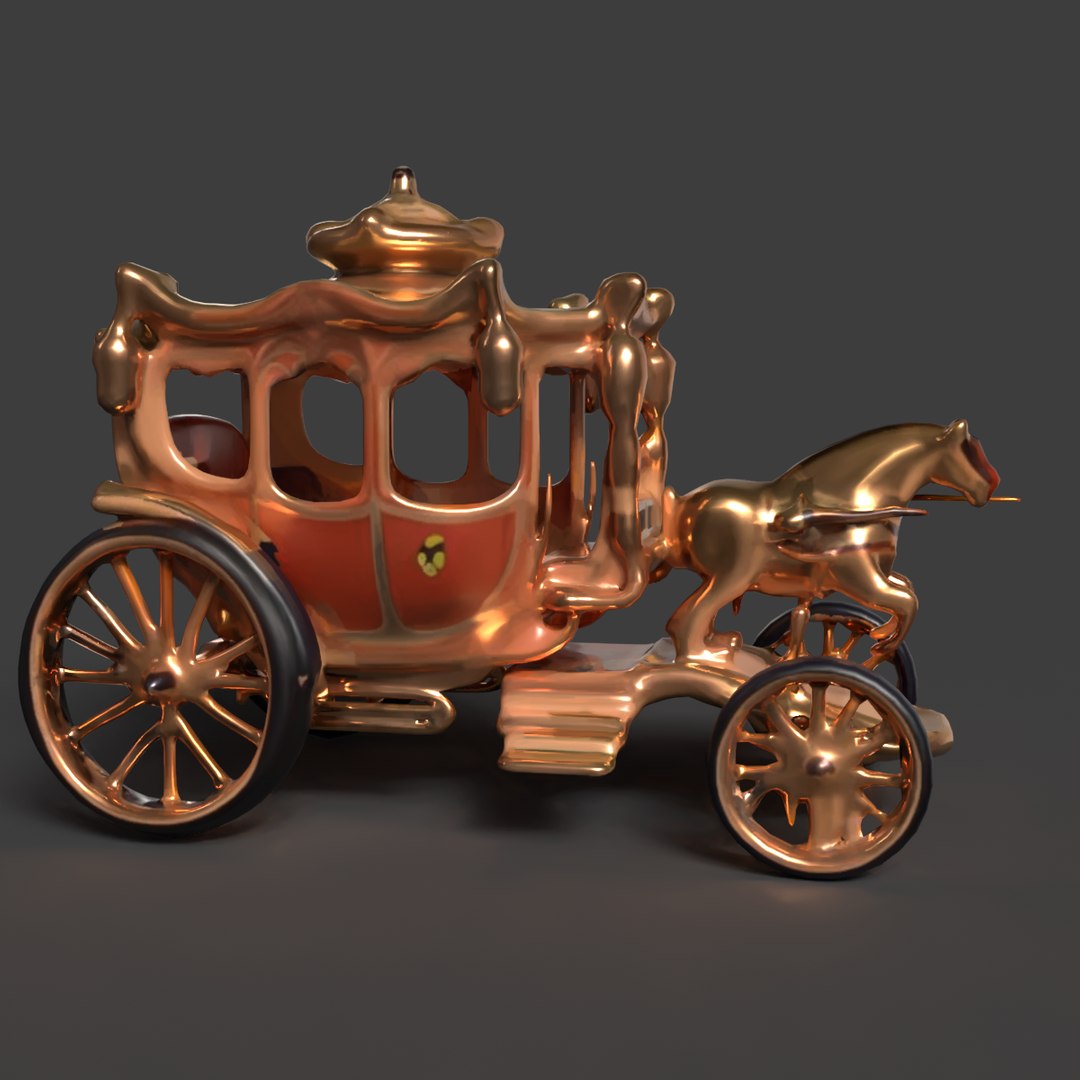 Chinese Ancient Carriage Figure Model - TurboSquid 2316209
