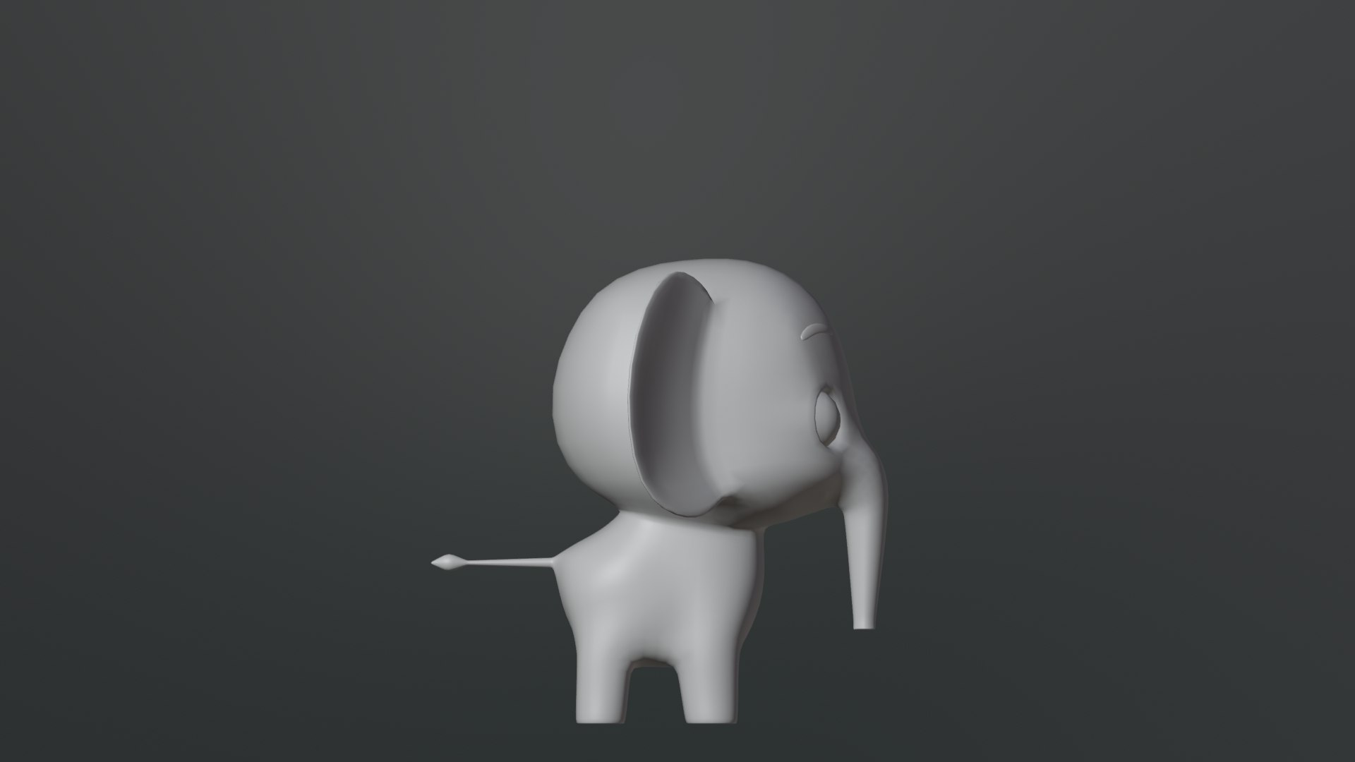 Cartoon Baby Elephant Character 3D - TurboSquid 2221106