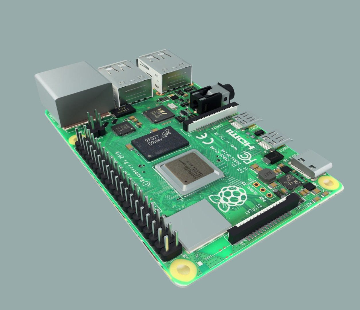 3D Model Single Raspberry Pi 4 - TurboSquid 1423761