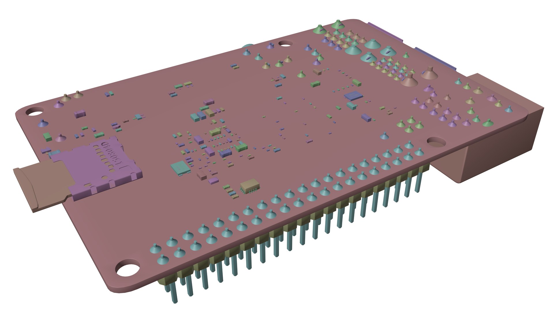 3D Model Single Raspberry Pi 4 - TurboSquid 1423761