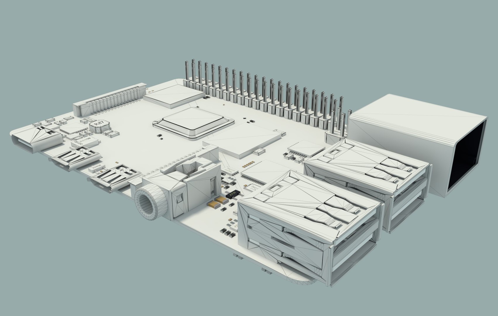 3D Model Single Raspberry Pi 4 - TurboSquid 1423761