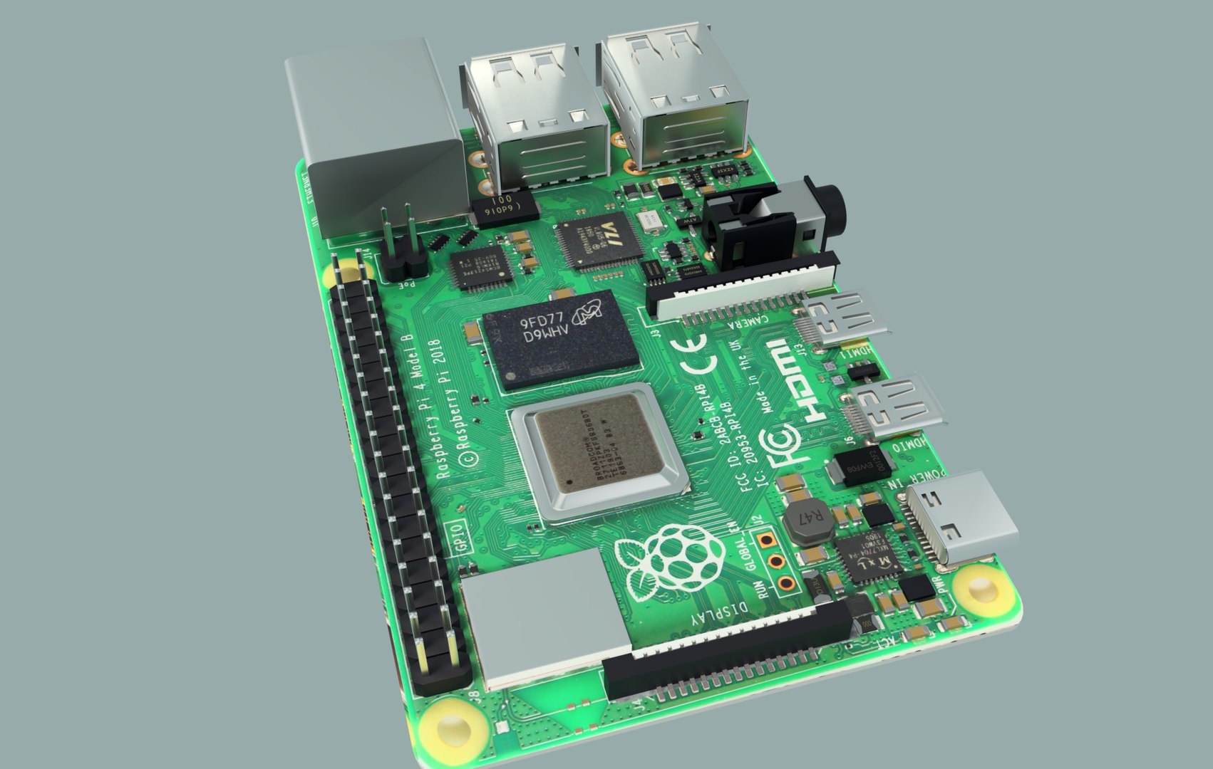 3D Model Single Raspberry Pi 4 - TurboSquid 1423761