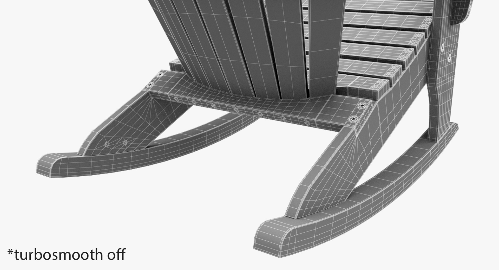 3d Model Of Chair Rocker Atlantic