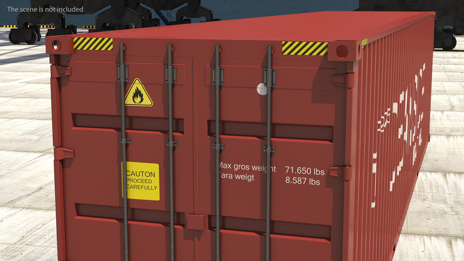 3D Model High Cube Shipping Container 40FT - TurboSquid 2144468