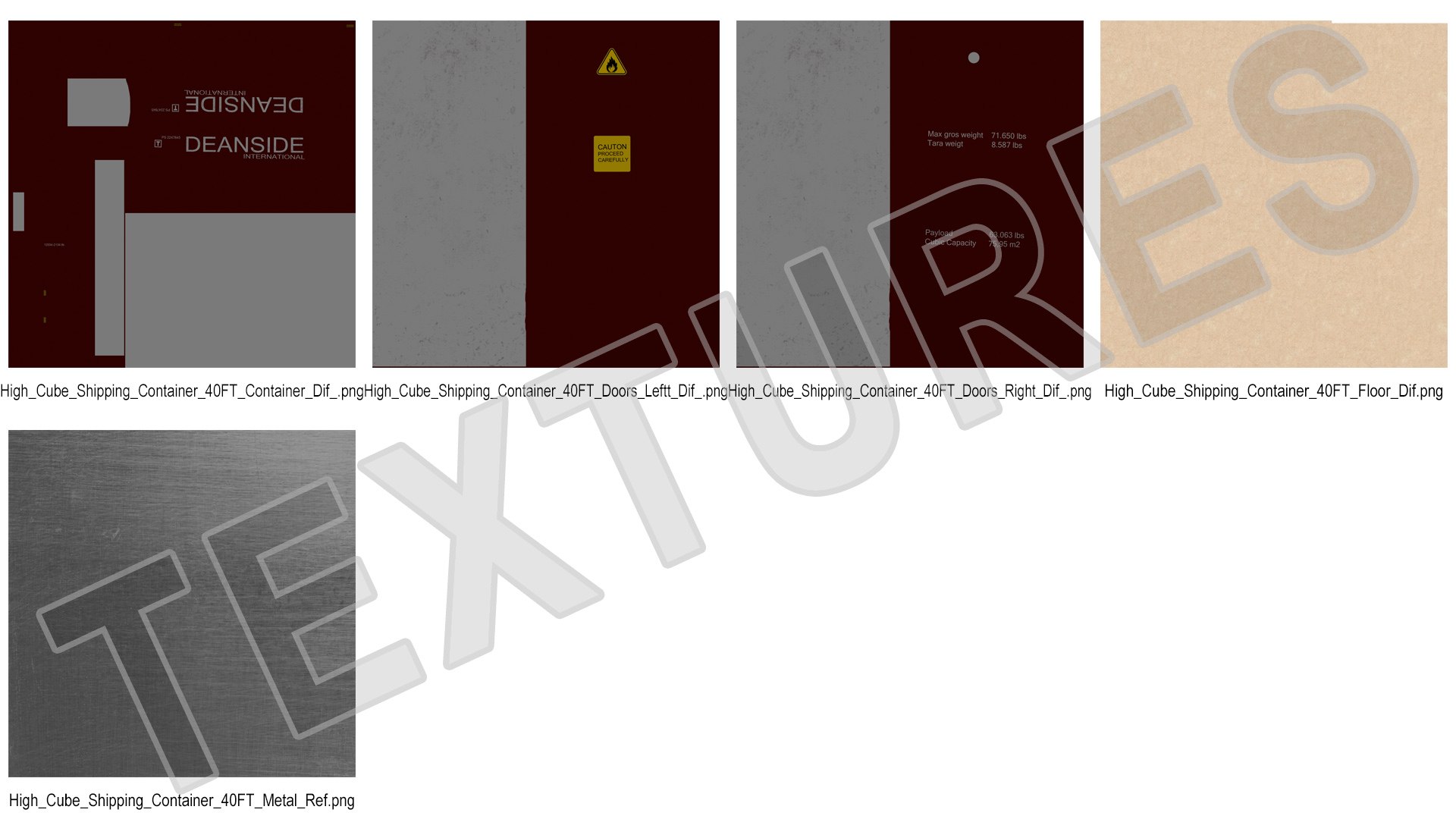 3D model High Cube Shipping Container 40FT - TurboSquid 2144468