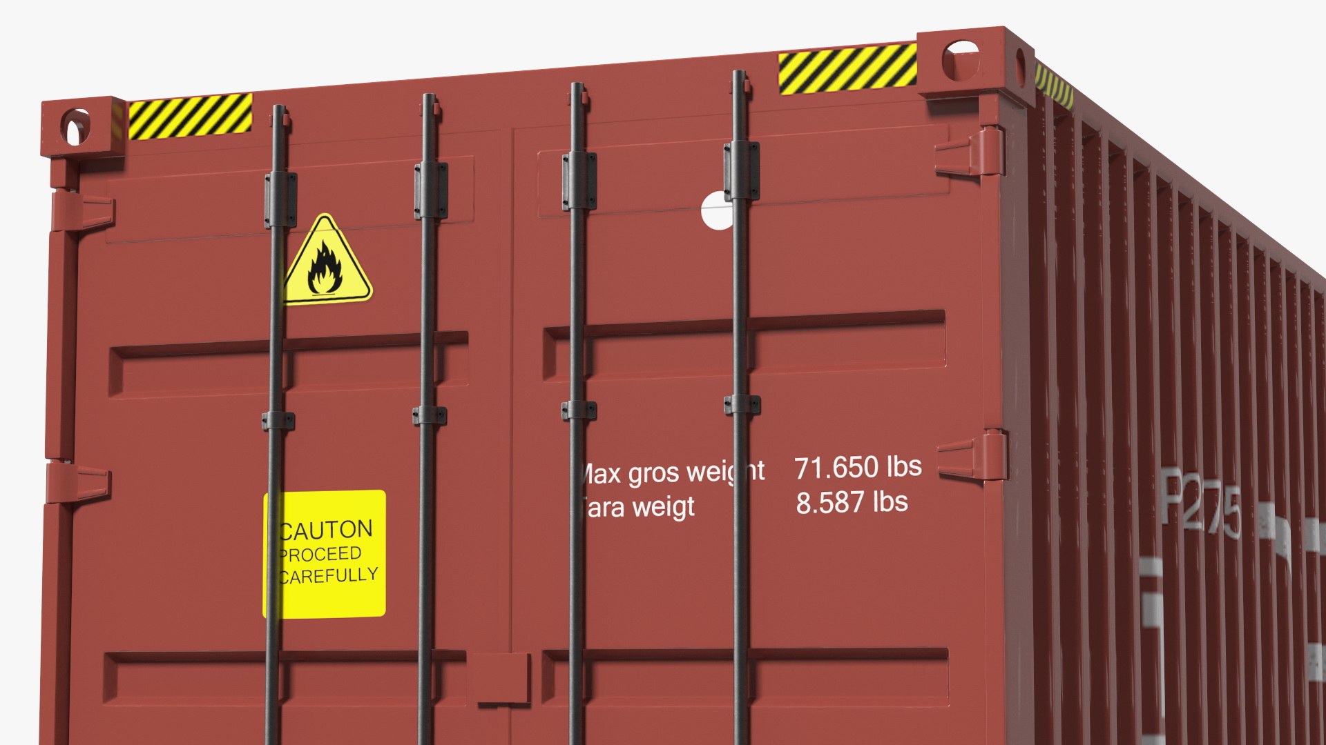 3D model High Cube Shipping Container 40FT - TurboSquid 2144468