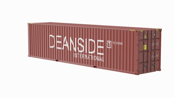 modelo 3d Contenedor de envío de cubo alto de 40 pies - TurboSquid 2144468