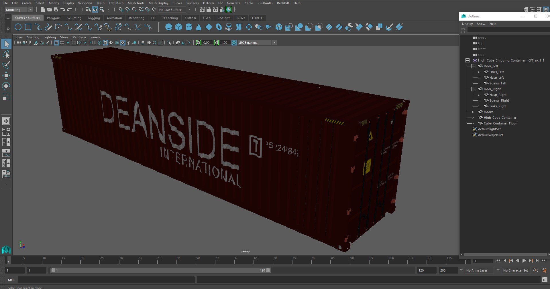 3D model High Cube Shipping Container 40FT - TurboSquid 2144468