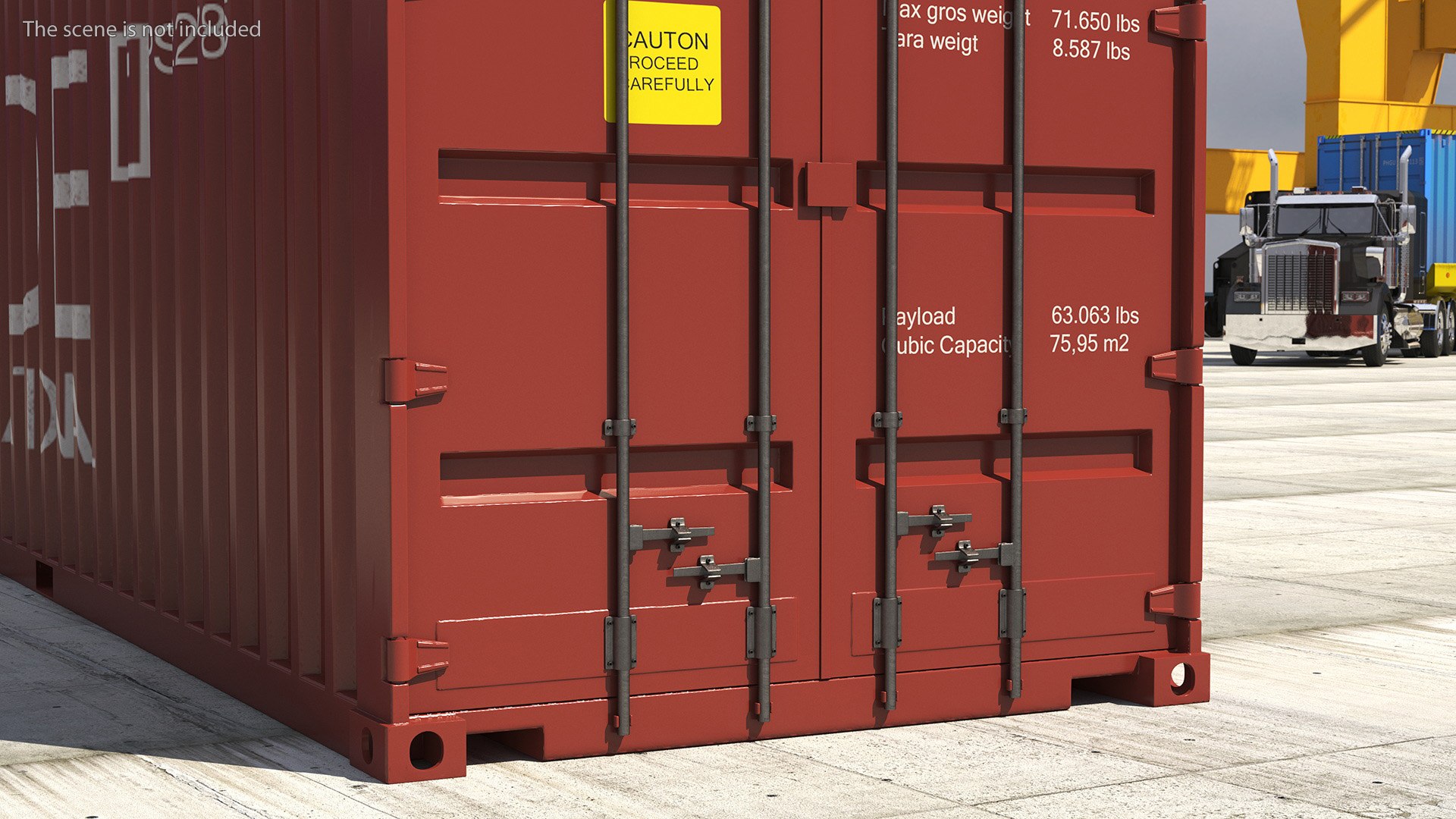 3D Model High Cube Shipping Container 40FT - TurboSquid 2144468