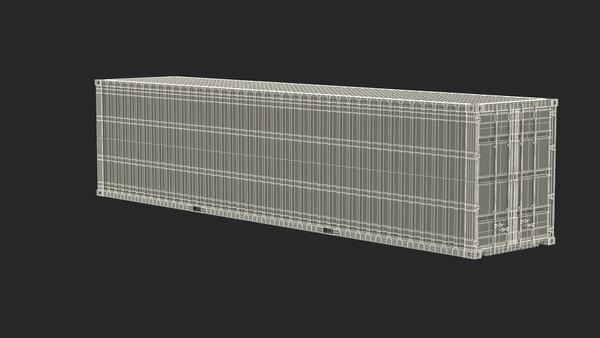 3D модель Транспортный контейнер High Cube 40 футов - TurboSquid 2144468