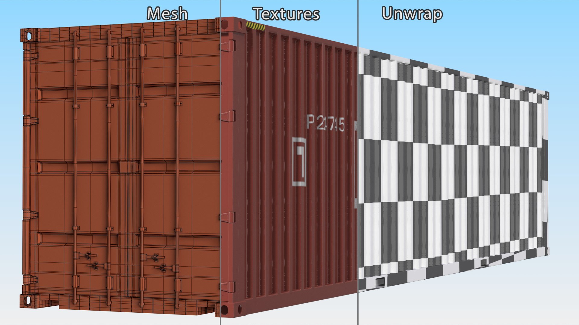 3D model High Cube Shipping Container 40FT - TurboSquid 2144468