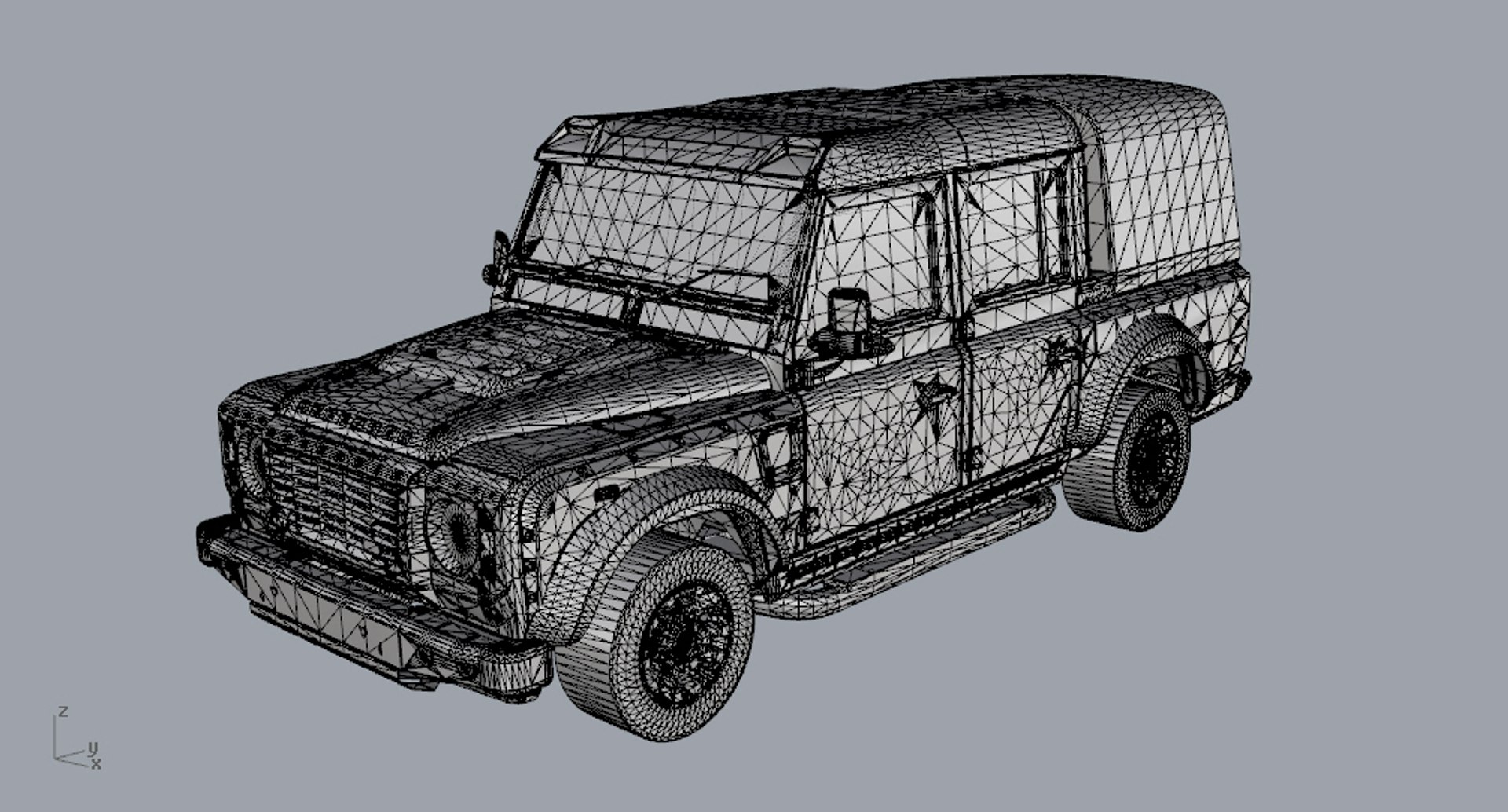 Modeled Land Rover Defender 3D Model - TurboSquid 1391999