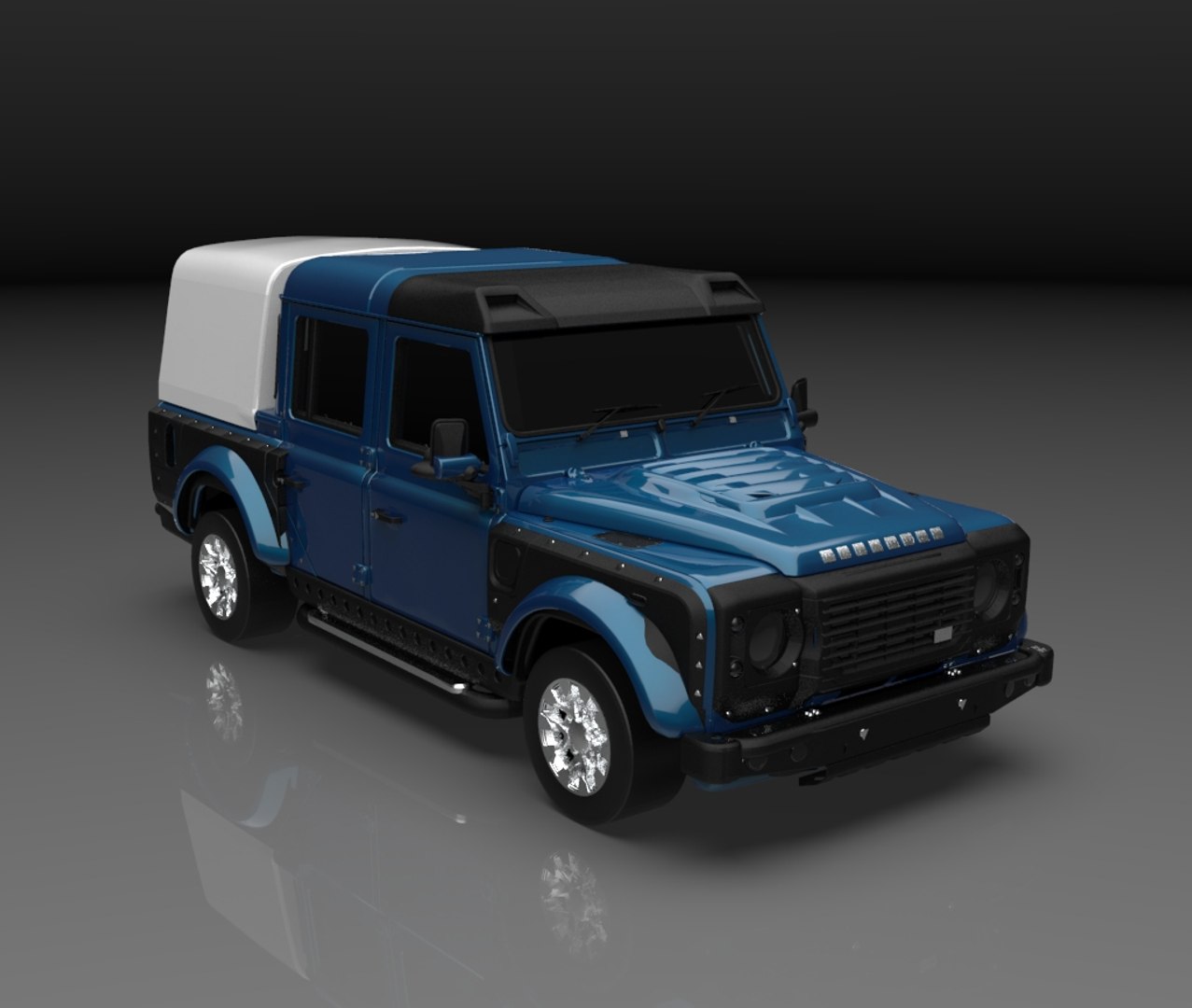 Modeled Land Rover Defender 3D Model - TurboSquid 1391999