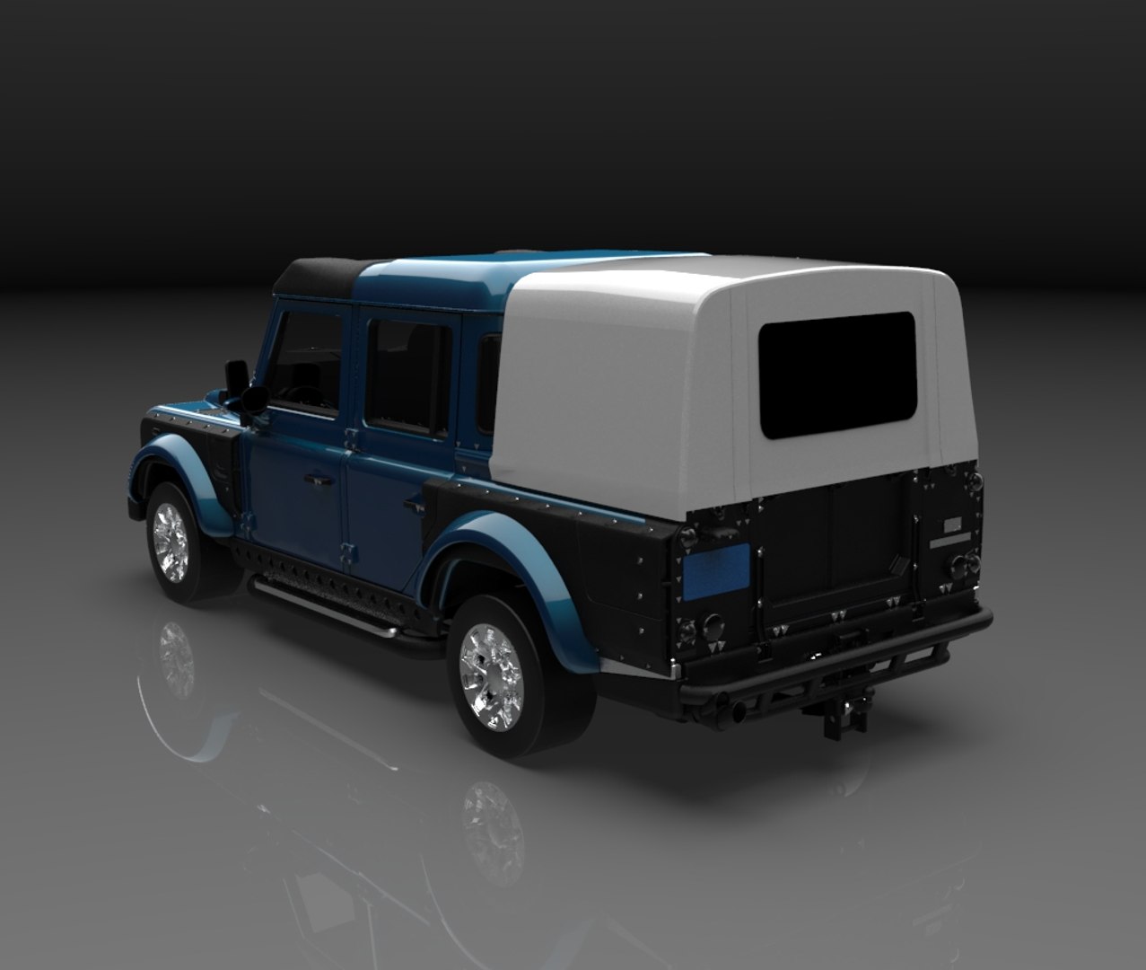 Modeled Land Rover Defender 3D Model - TurboSquid 1391999