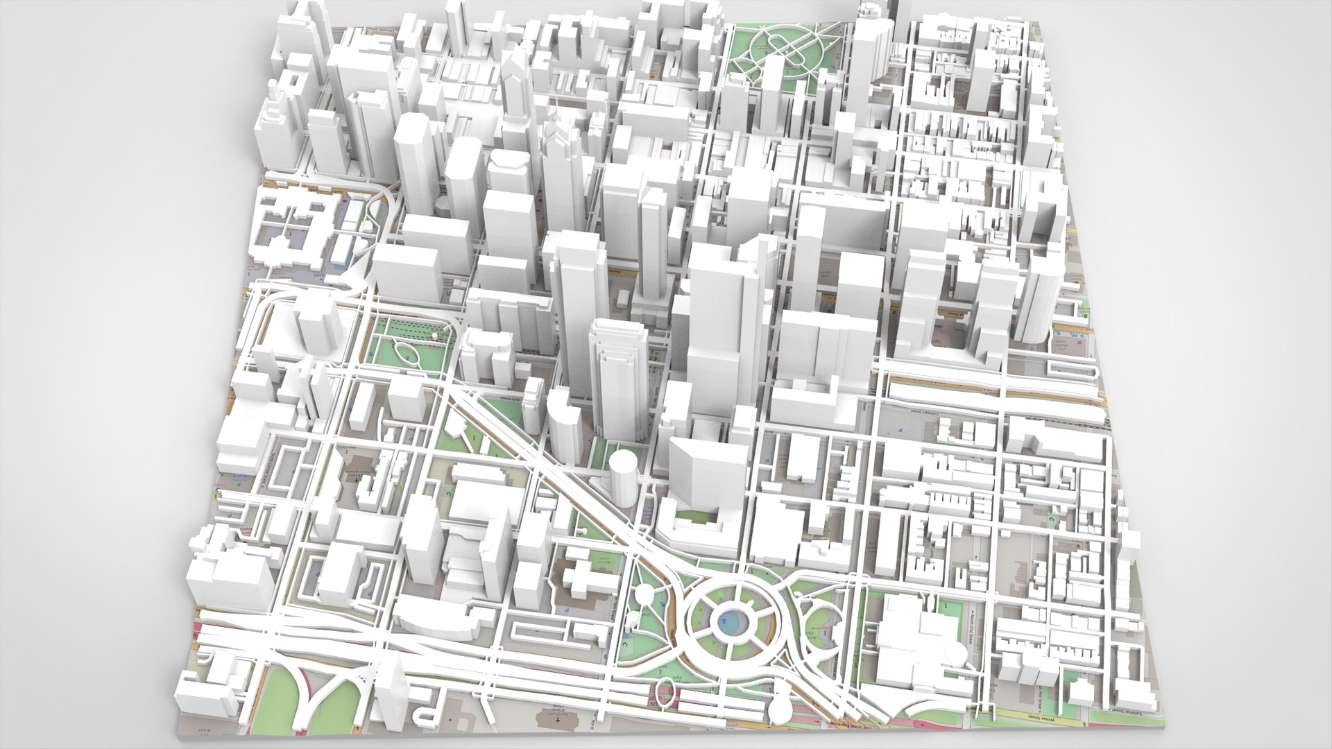 Cityscape Philadelphia USA 3D Model - TurboSquid 2275802