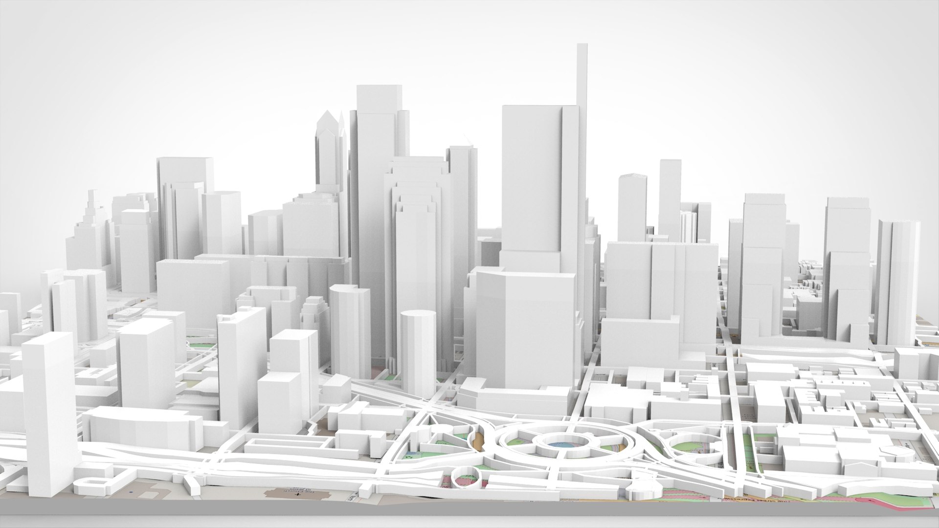 Cityscape Philadelphia USA 3D Model - TurboSquid 2275802