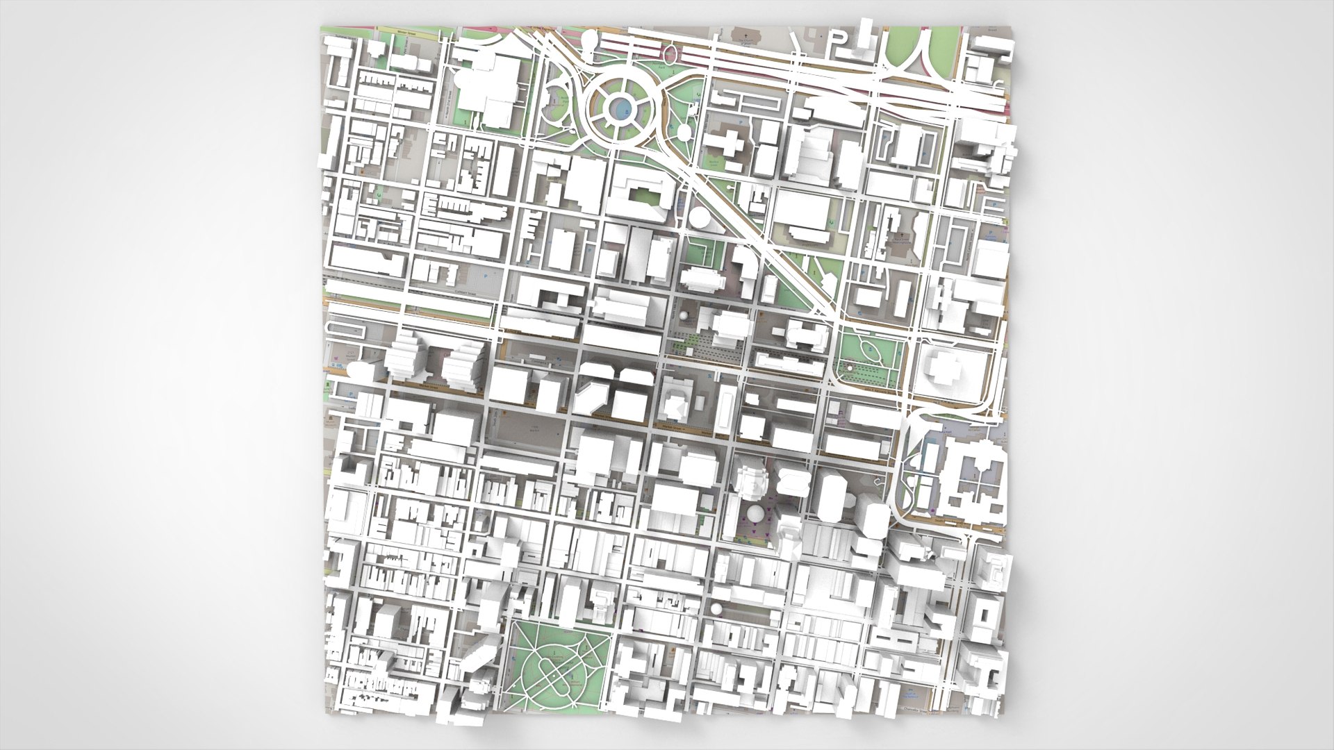 Cityscape Philadelphia USA 3D Model - TurboSquid 2275802