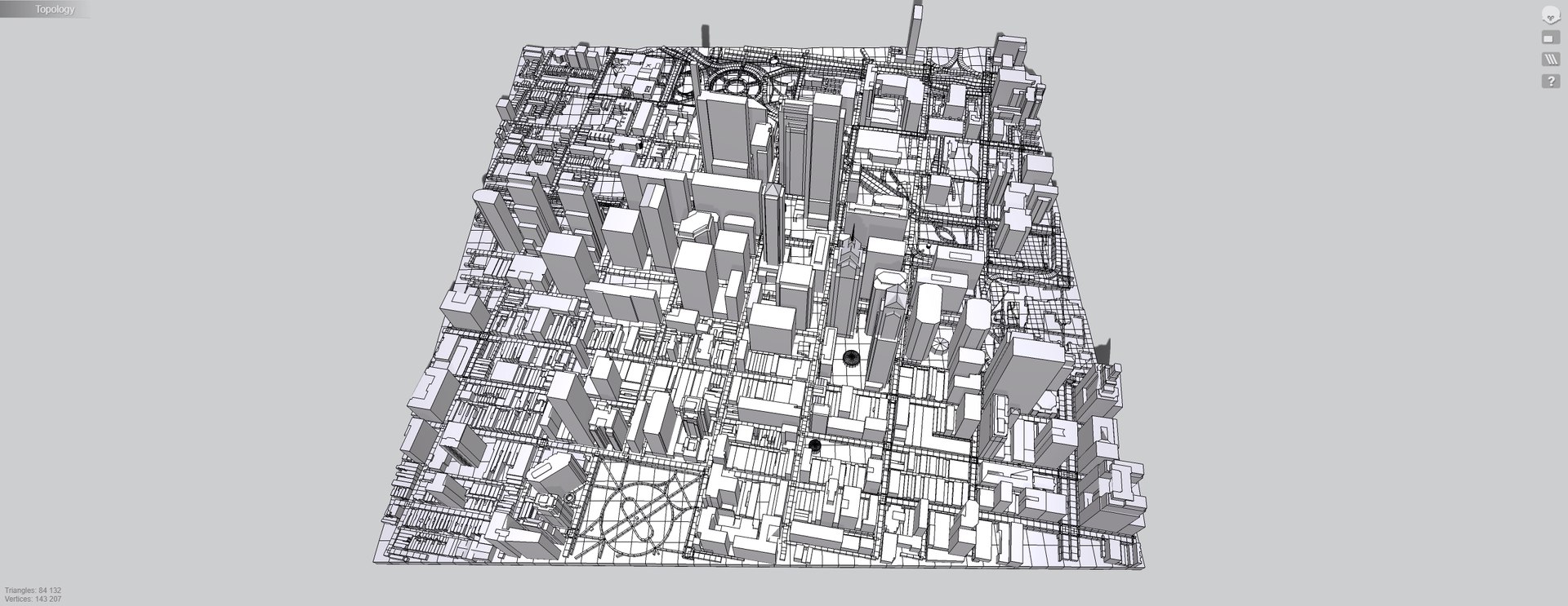 Cityscape Philadelphia USA 3D Model - TurboSquid 2275802