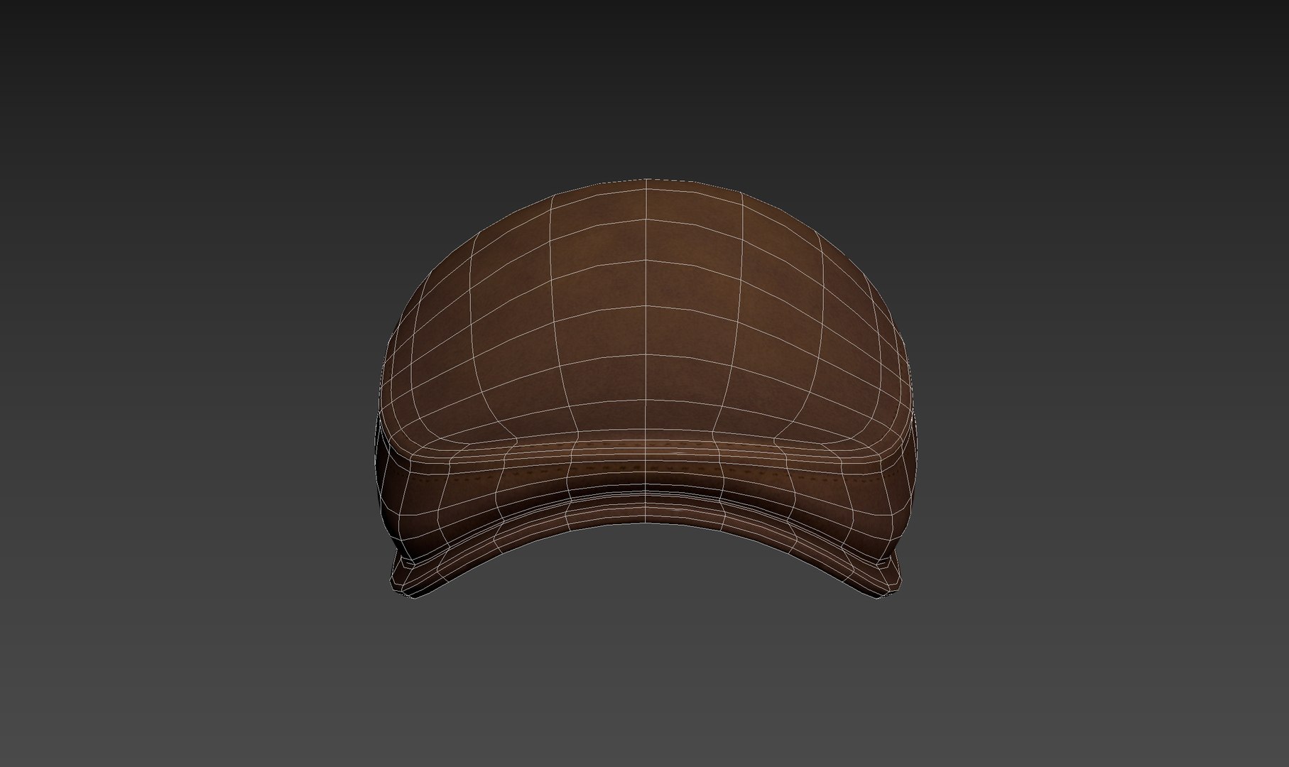 3D Leather Flat Cap Model - TurboSquid 1812448