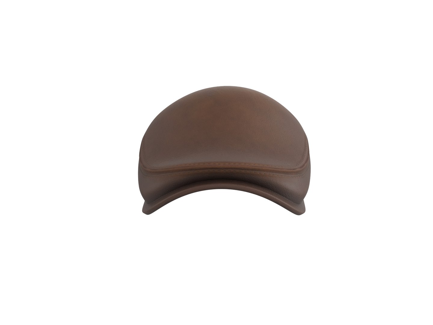 3D Leather Flat Cap Model - TurboSquid 1812448