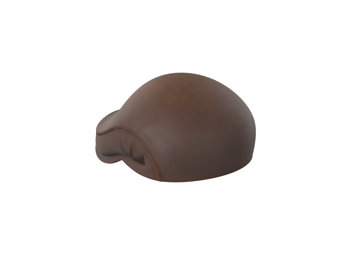 3D Leather Flat Cap Model - TurboSquid 1812448