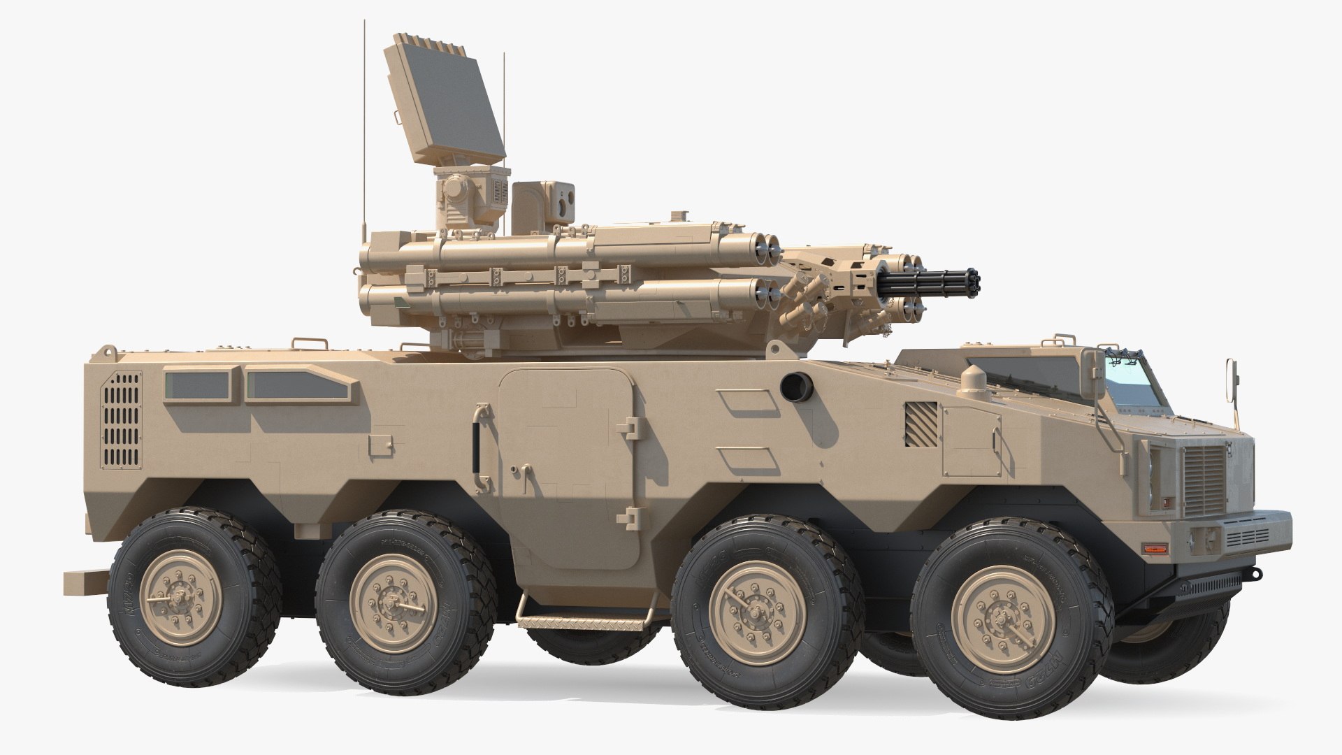 Air Defense System Sand Colored 3D Model - TurboSquid 2366285