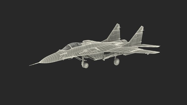 modelo 3d Avión de combate multifunción MiG 29K Armada de la India ...