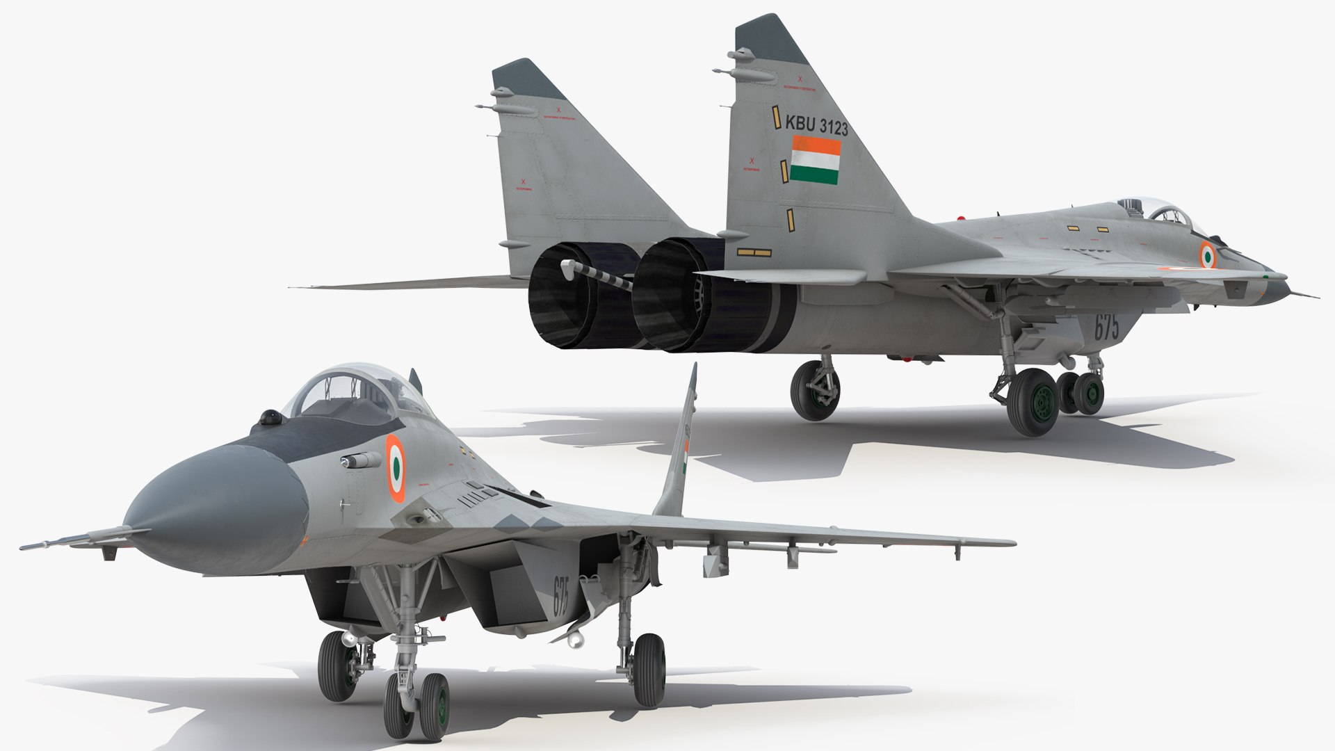 3D MiG 29K Multirole Fighter Aircraft Indian Navy - TurboSquid 1820856