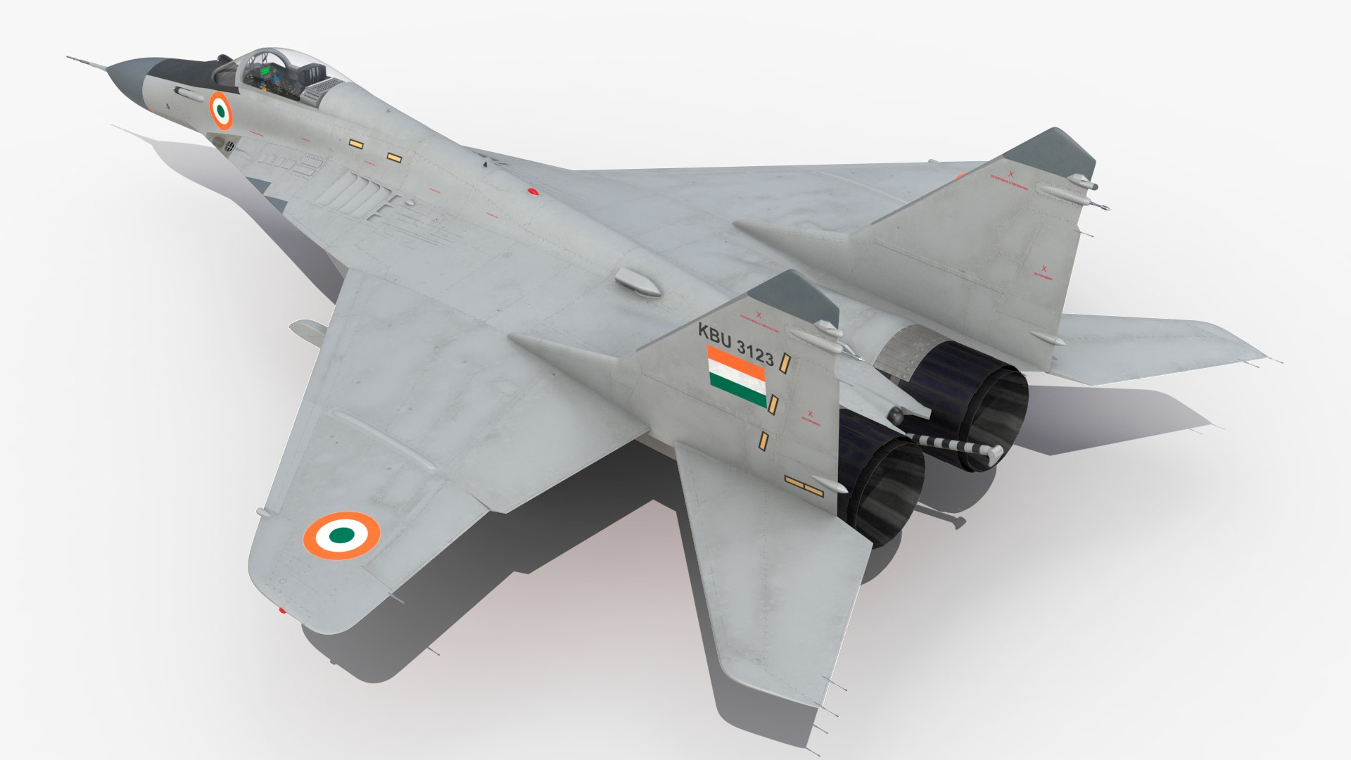 3D MiG 29K Multirole Fighter Aircraft Indian Navy - TurboSquid 1820856