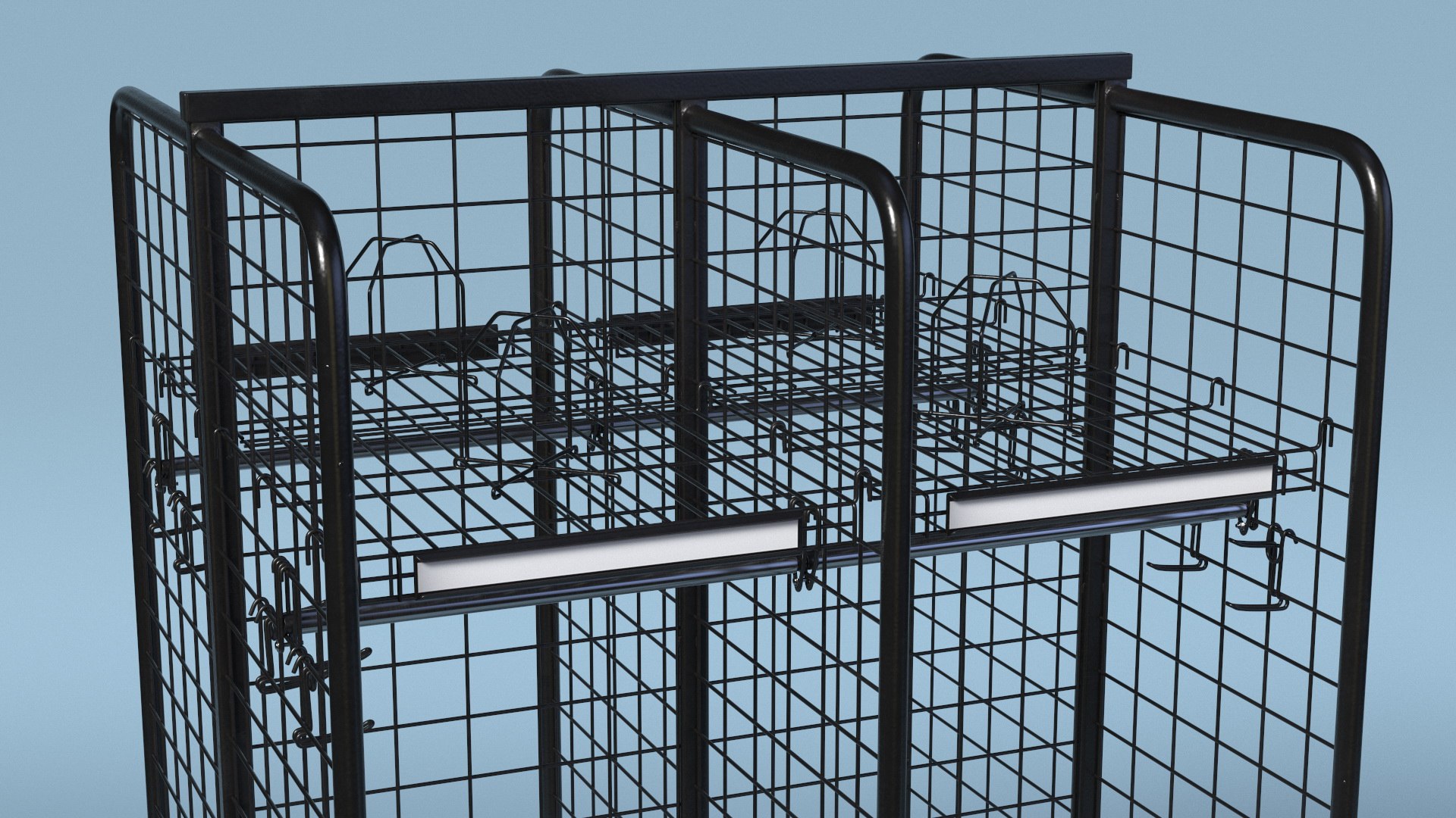 Military Wheeled Lockers Black 3D Model - TurboSquid 2386091