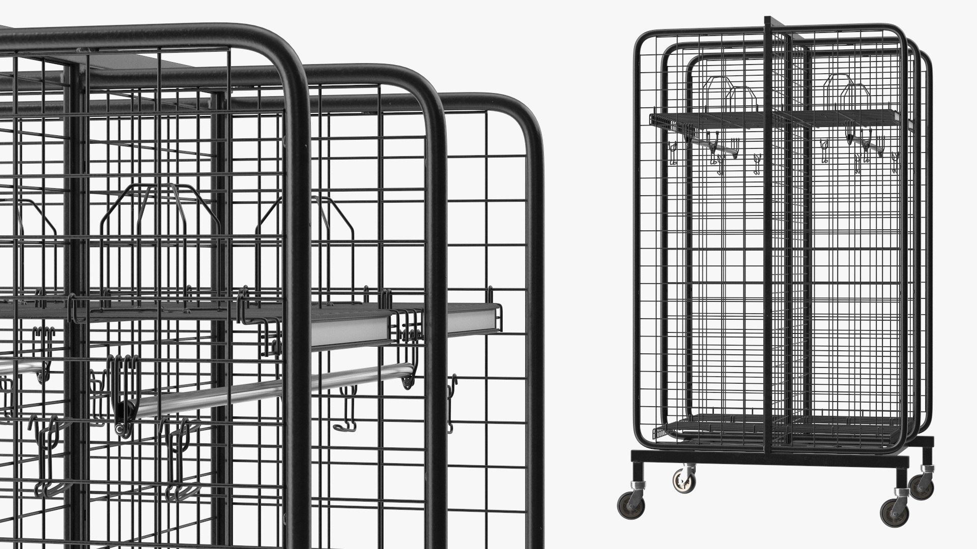 Military Wheeled Lockers Black 3D Model - TurboSquid 2386091