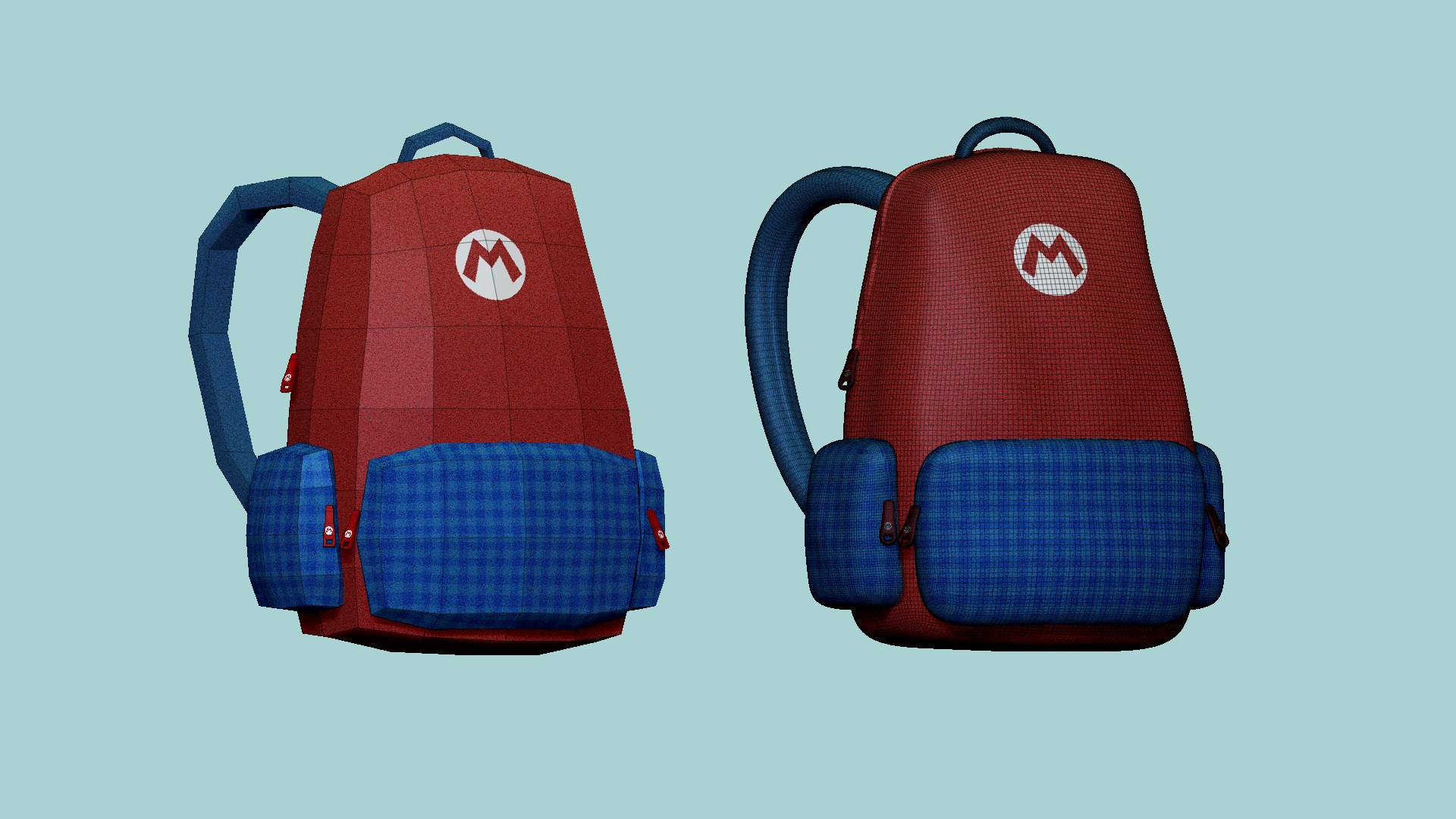 Mario Bros Backpack Collection - Fashion - Character Design Model ...